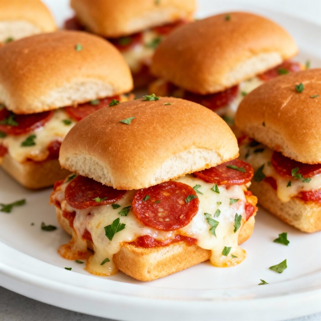 Quick Mini Pepperoni Pizza Sliders Anyone Can Make