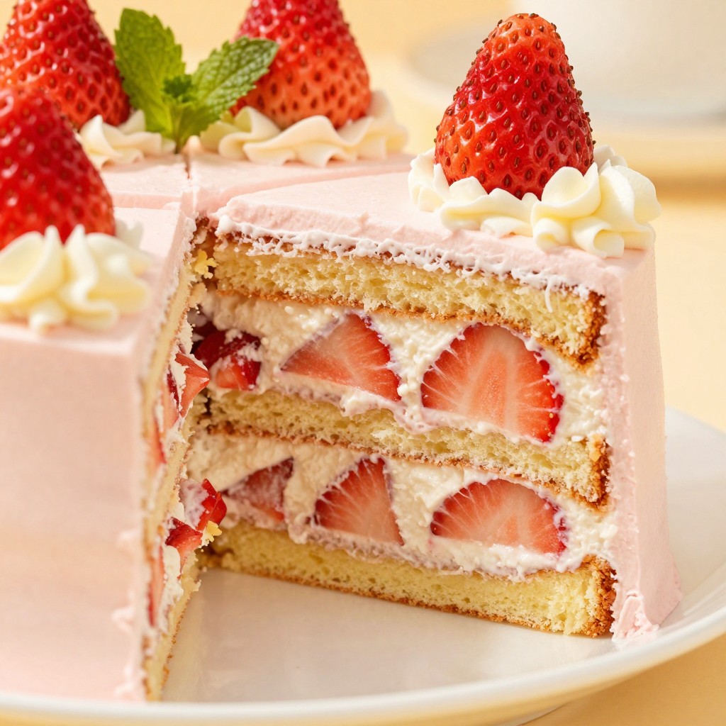 Aesthetic Strawberry Bento Cake: The Perfect Mini Celebration Cake ...